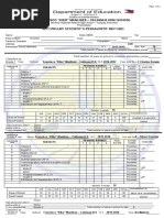 SHS Form 137 Template (PHILIPPINES) | PDF | Schools | Science