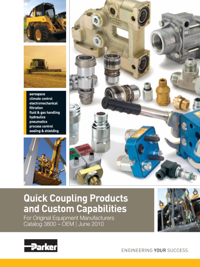 Parker Quick Coupling Products Complete Catalog | PDF | Indemnity | Sales