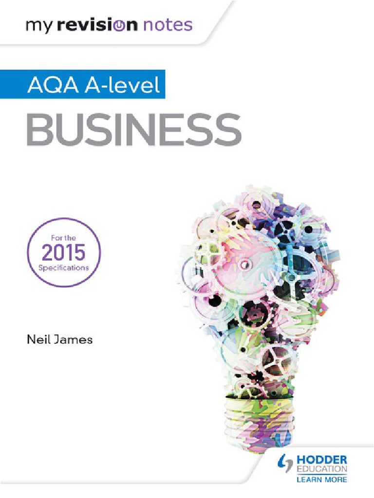 My Revision Notes - AQA A Level Business PDF | PDF | Stocks | Limited ...