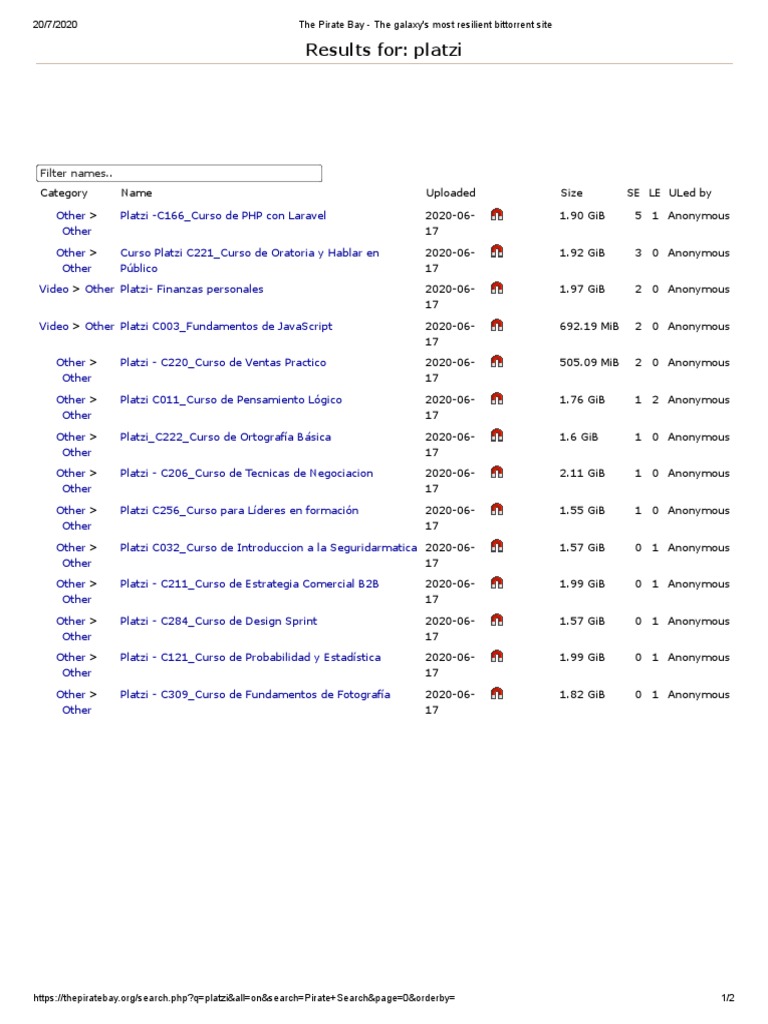 The Pirate Bay - The Galaxy's Most Resilient Bittorrent Site | PDF ...