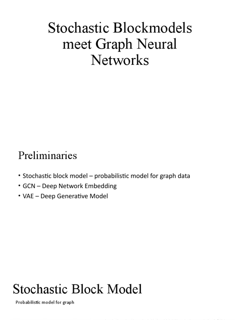 Stochastic Blockmodels Meet Graph Neural Networks | PDF