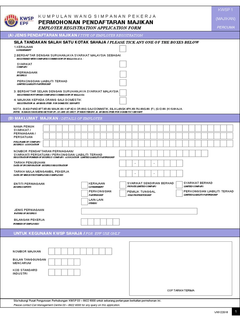 Pendaftaran Majikan KWSP Online | PDF | Companies | Private Law
