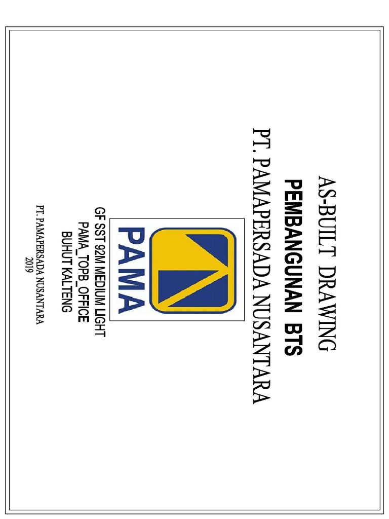 As-Built Drawing Tower Pama Topb PDF | PDF | Electricity | Building ...