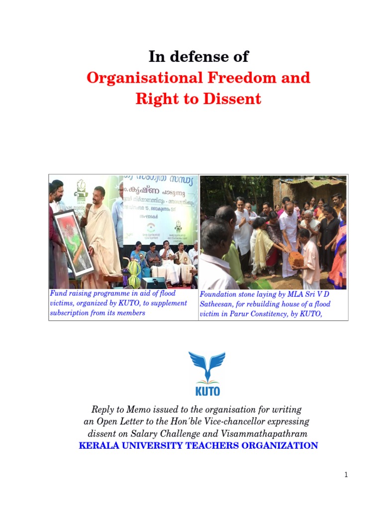 Defense of Organisational Freedom | PDF