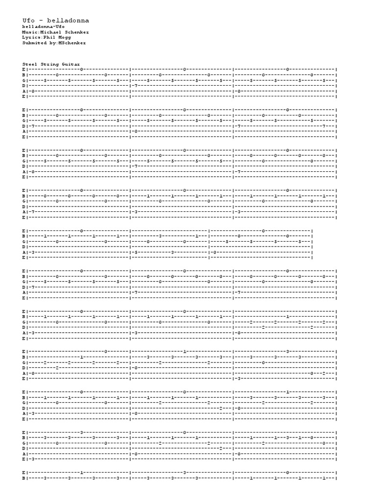 Ufo - Belladonna | PDF