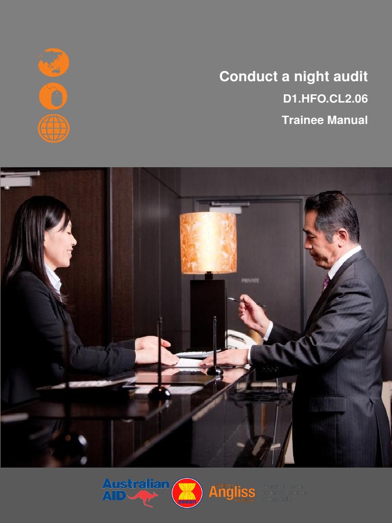 Conduct A Night Audit: D1.HFO - CL2.06 Trainee Manual | PDF | Audit ...