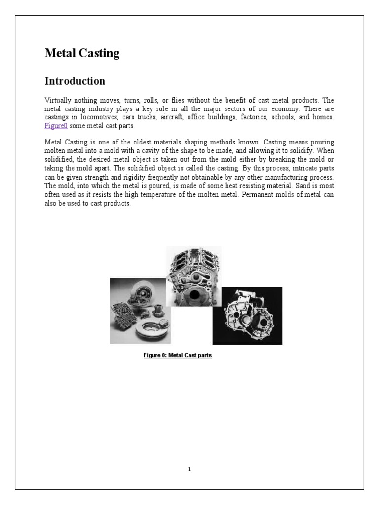 Metal Coasting | Download Free PDF | Casting (Metalworking) | Metals