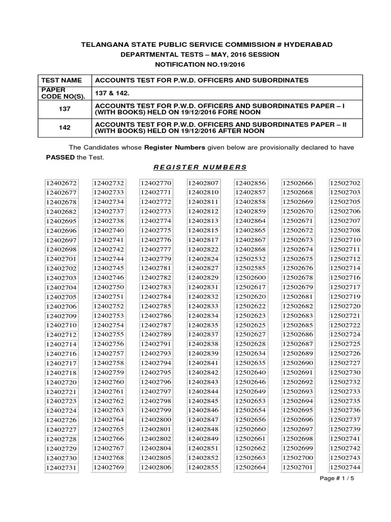 Telangana State Public Service Commission # Hyderabad | PDF | Government
