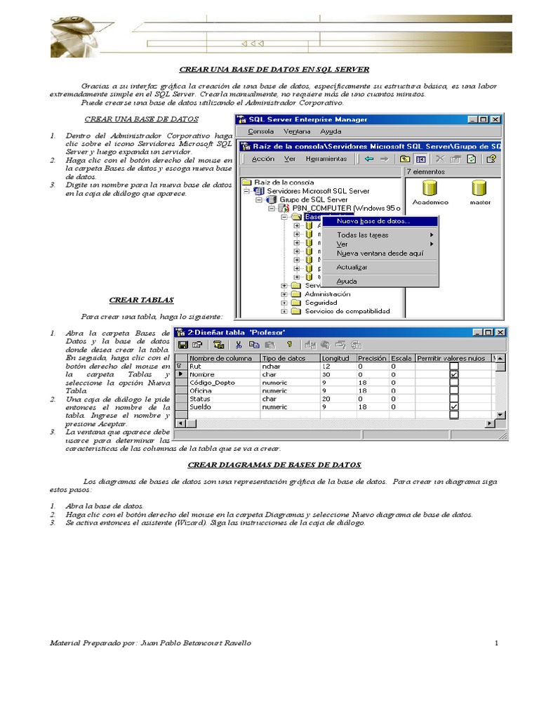 Apunte 1 SQL | PDF | SQL | Diseño de software