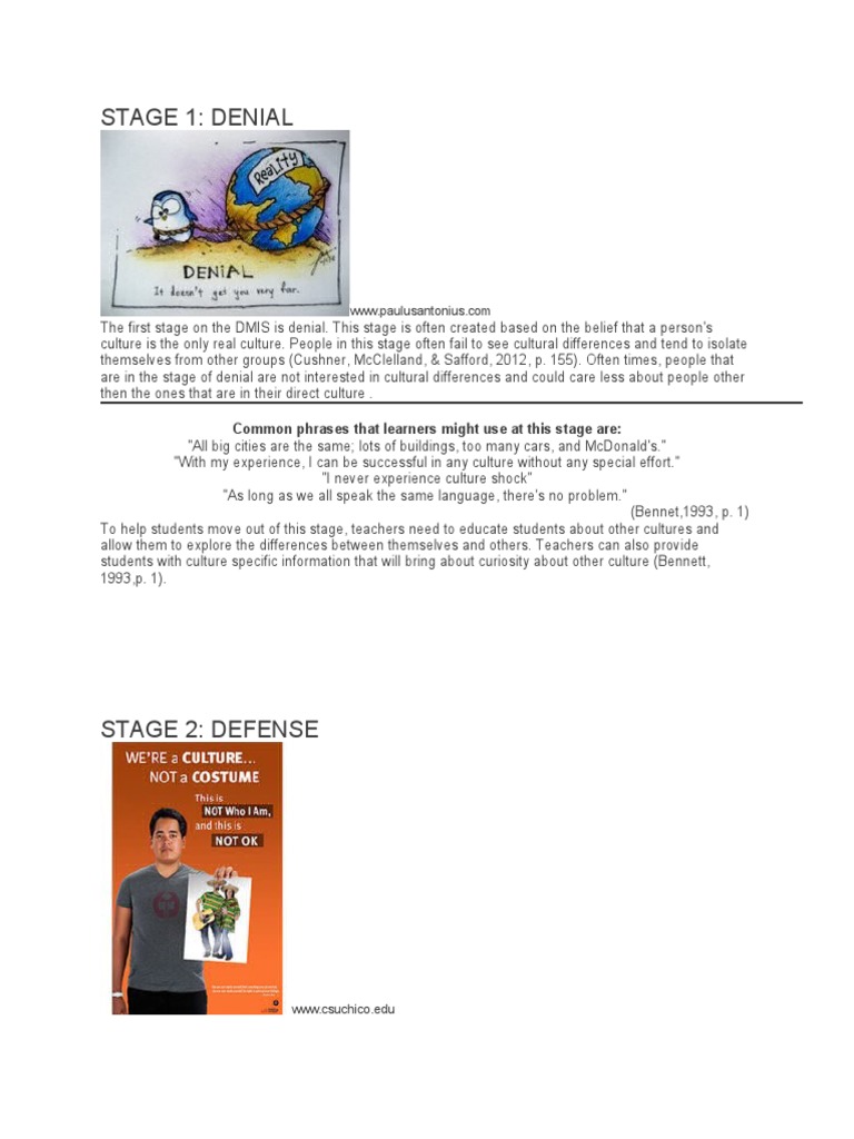 Stage 1: Denial: Common Phrases That Learners Might Use at This Stage ...