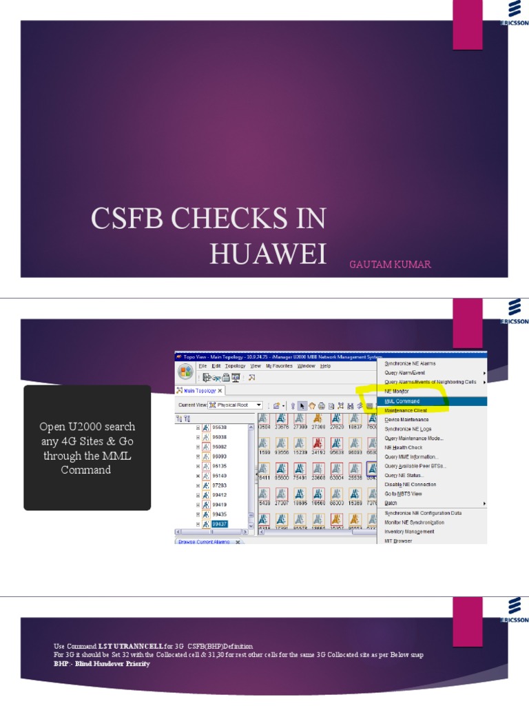 CSFB Checks in Huawei | PDF