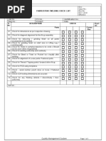 Assembly In-Process Inspection Checklist | PDF | Materials | Building ...