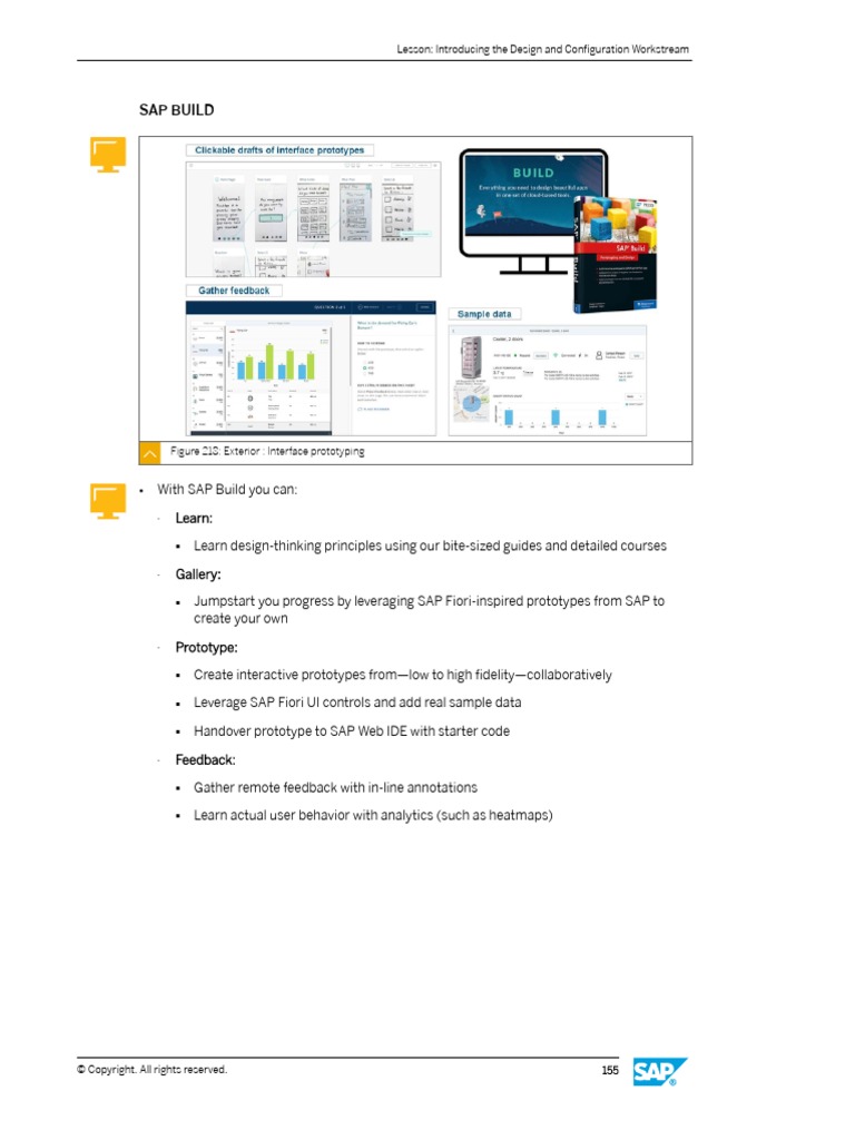 Sap Build: Lesson: Introducing The Design and Configuration Workstream ...