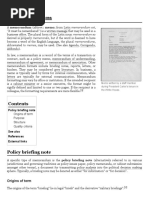 Sample Ministerial Briefing Format Template-1 | PDF | Science & Mathematics