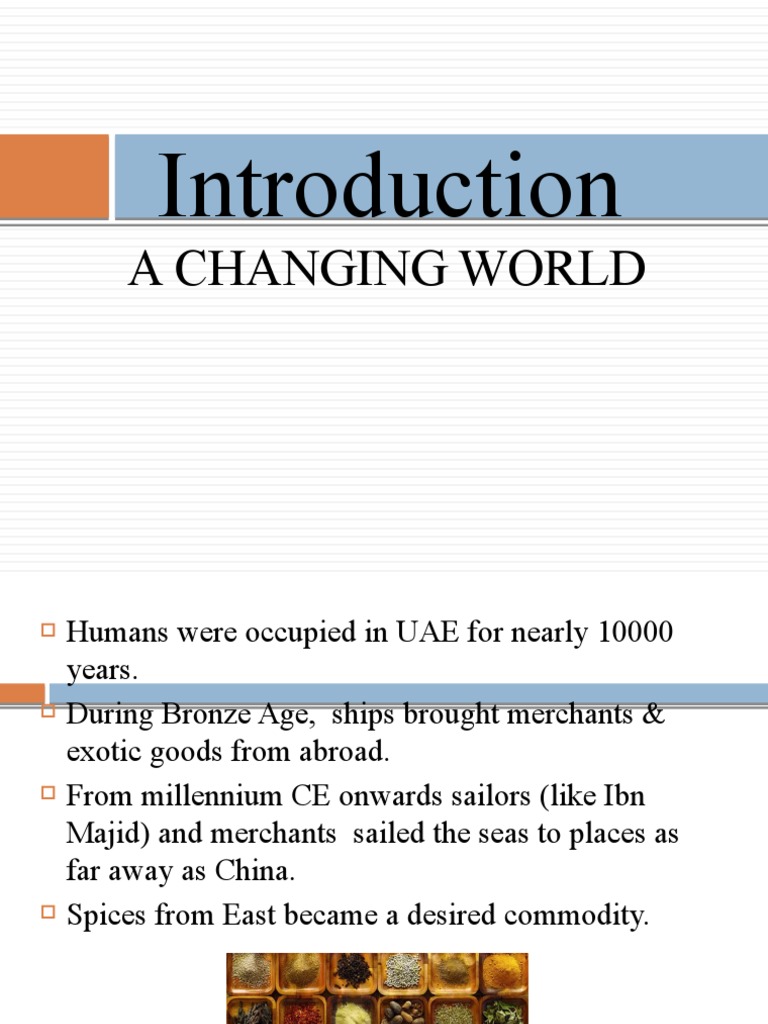 UAE SST - A Changing World | PDF | Exploration | Geography
