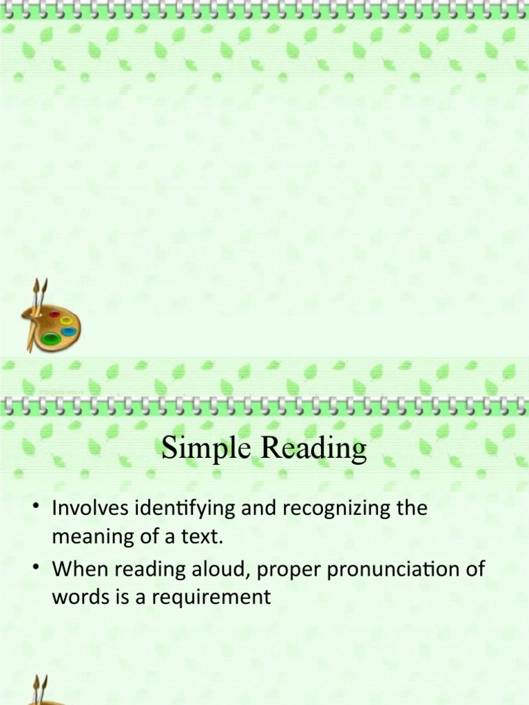 Critical and Simple Reading | PDF