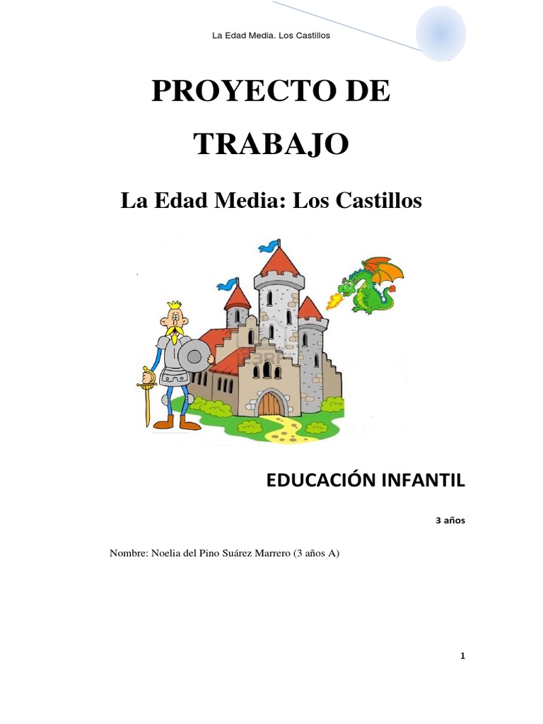 PROYECTO. La Edad Media. Los Castillos PDF | PDF | Comunicación ...