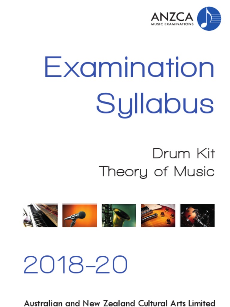 Examination Syllabus: Drum Kit Theory of Music | PDF | Minor Scale ...