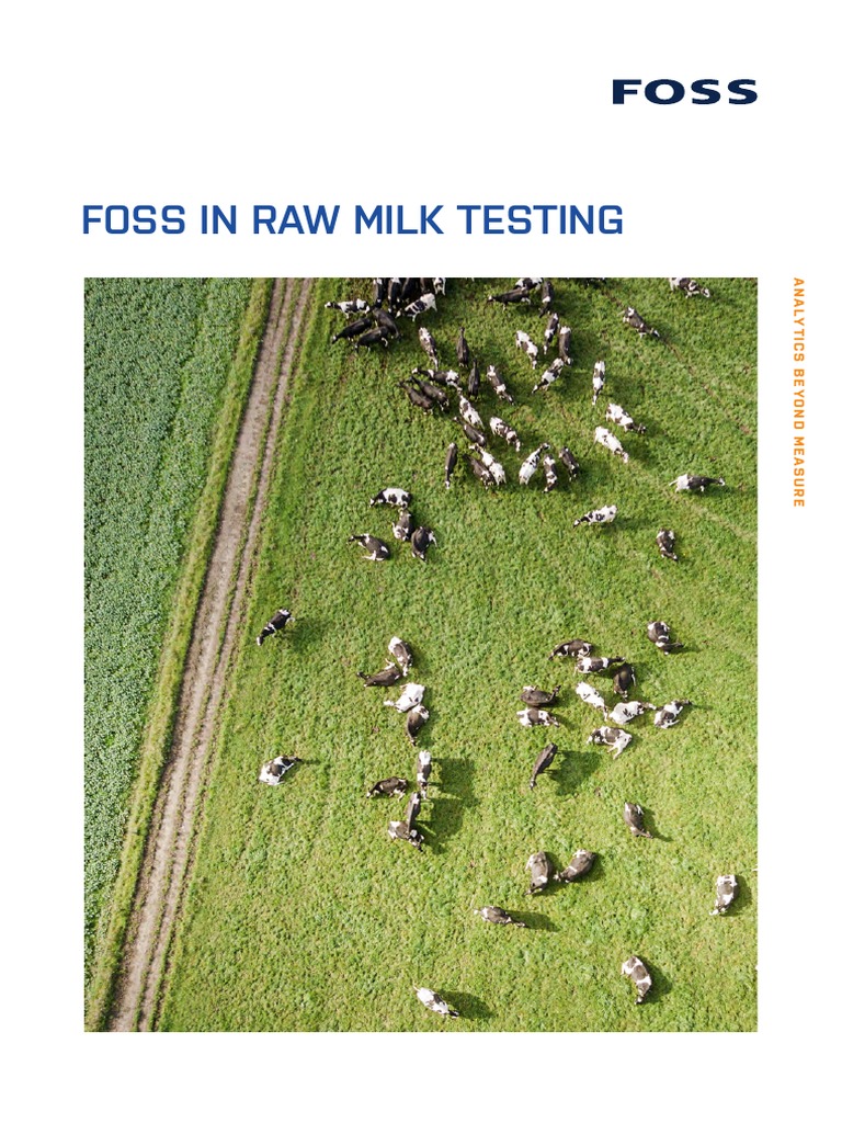 Foss in Raw Milk Testing | PDF | Dairy Cattle | Milk
