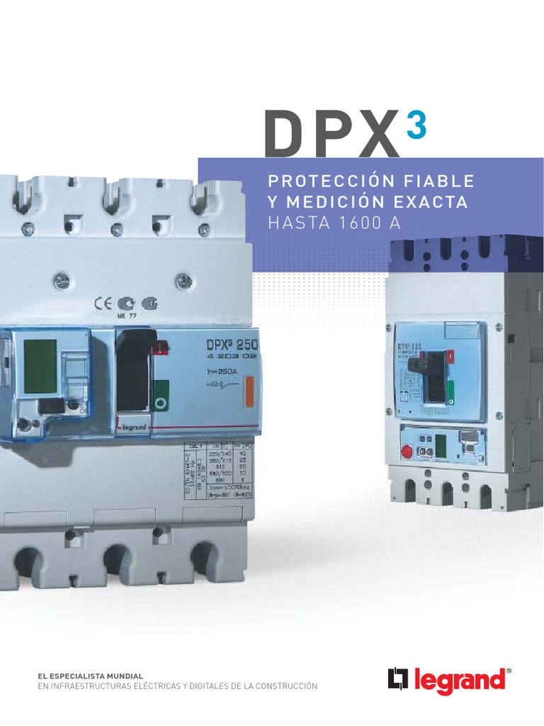 Brochure DPX3 Legrand PDF | PDF | Electricidad | Electromagnetismo