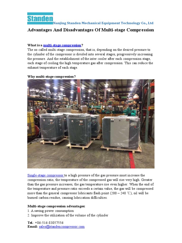 A Comparison of the Advantages and Disadvantages of Multi-Stage ...