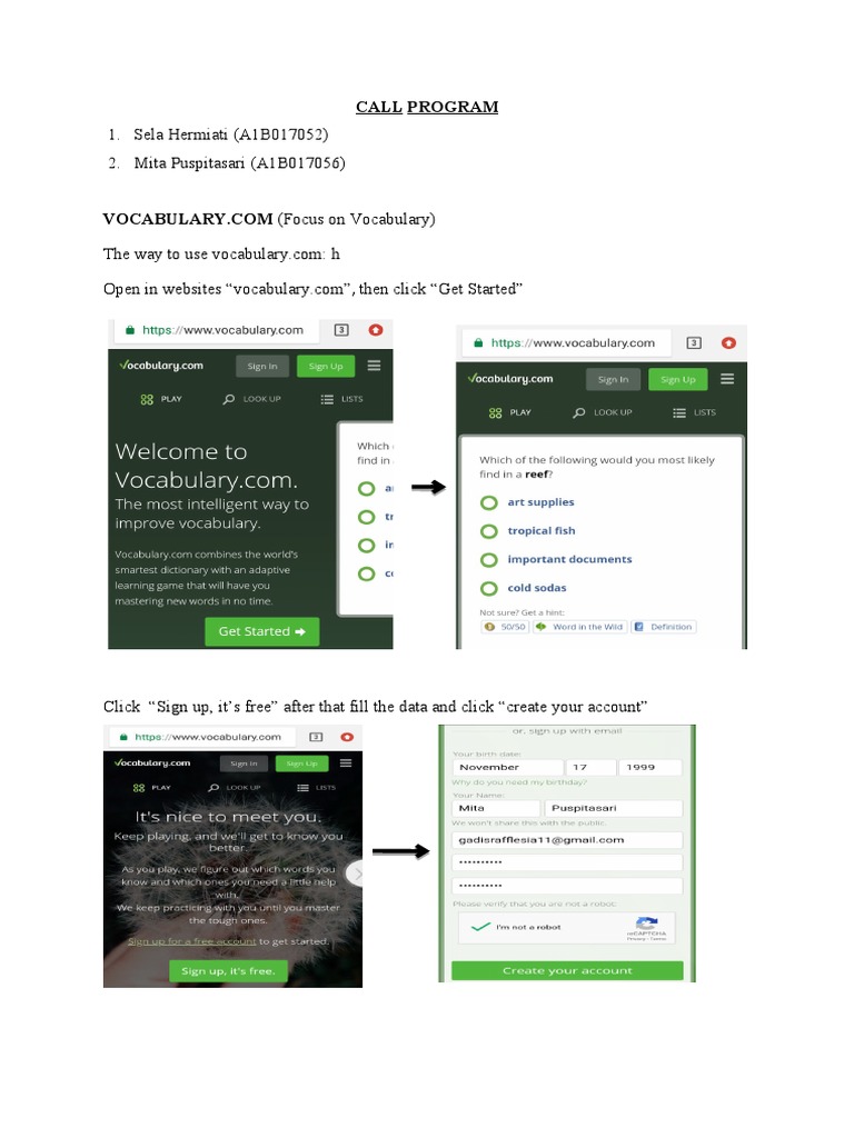 Sela Hermiati (A1B017052) 2. Mita Puspitasari (A1B017056) | PDF