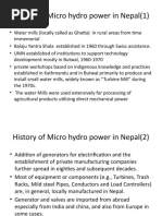 Chambamontera Micro Hydro Scheme Benefits | PDF | Hydroelectricity ...