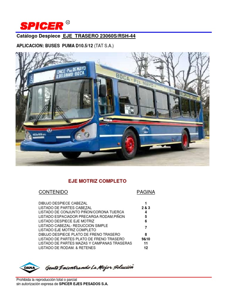 Catalogo Rep. Puma-TAT SA | PDF | Engranaje | Materiales de construcción