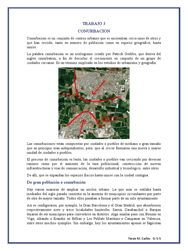 Conurbacion | PDF | Science | Ciencia y Tecnología