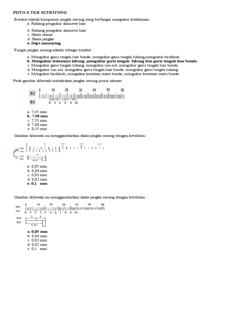 Soal Pdto Ganda Pas Genap Ok | PDF | Metode & Bahan Ajar
