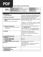 HEALTH MELCs Grade 10 | PDF | Learning | Evaluation