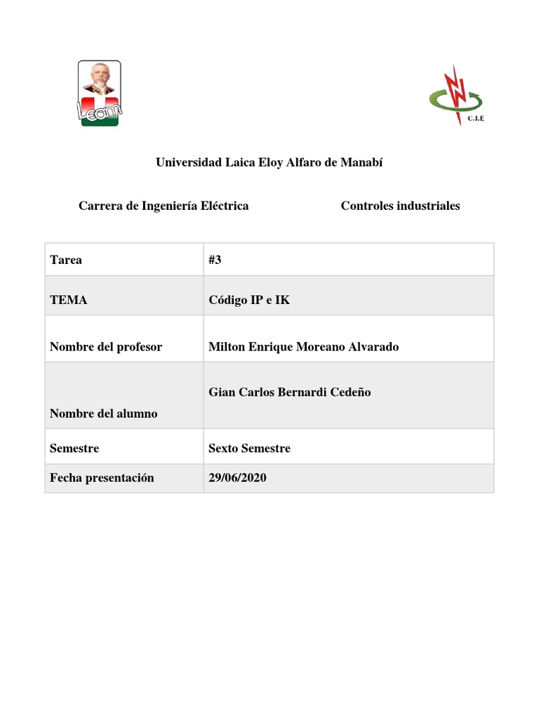 Codigos IP e IK | PDF | Ingenieria Eléctrica | Science
