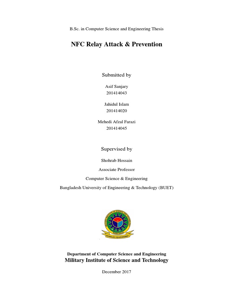 NFC Relay Attack Prevention | PDF | Emv | Telecommunications