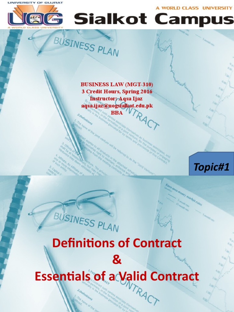 Essentials of A Valid Contract | PDF | Consideration | Comparative Law