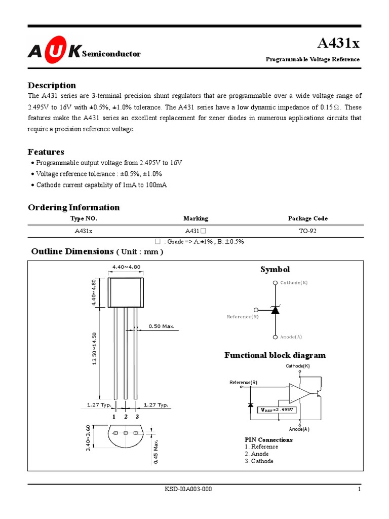 Datasheet PDF | PDF | Anode | Electrical Impedance