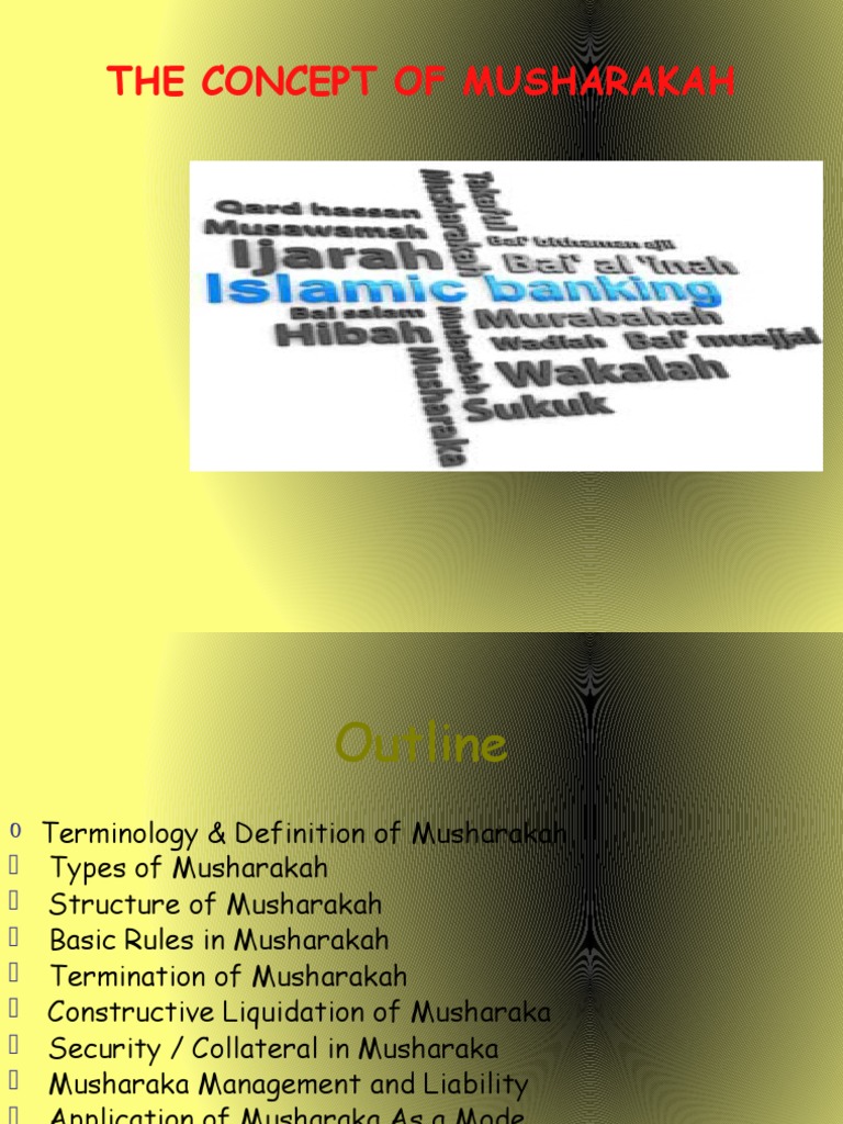 The Concept of Musharakah | PDF | Partnership | Equity (Finance)