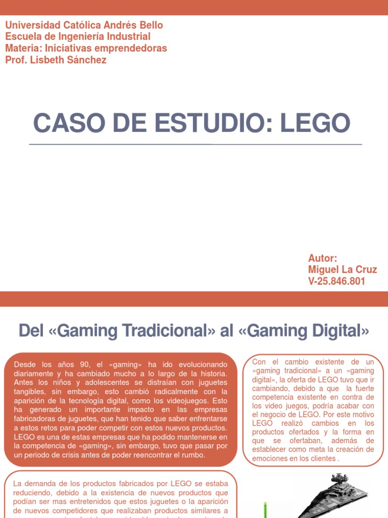 Caso de Estudio LEGO | PDF | Innovación | Marca