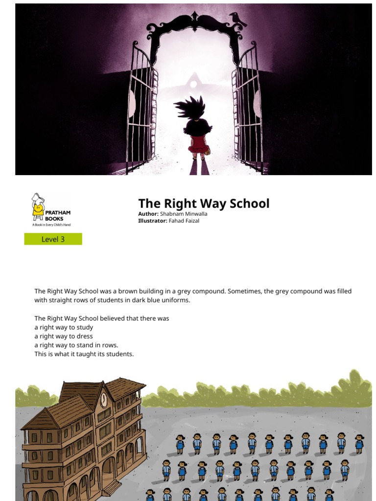 The Right Way School: Author: Shabnam Minwalla Illustrator: Fahad ...