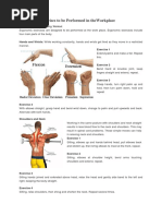 TRAPEZIUS Stretches | PDF | Neck | Shoulder