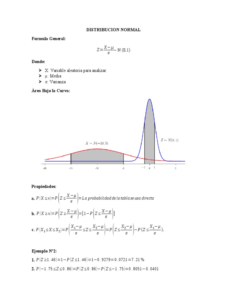 Distribucion Normal - Solucion | PDF | Distribución normal | Teorías ...