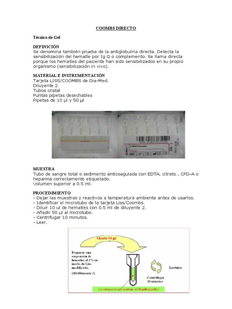Coombs Directo | PDF