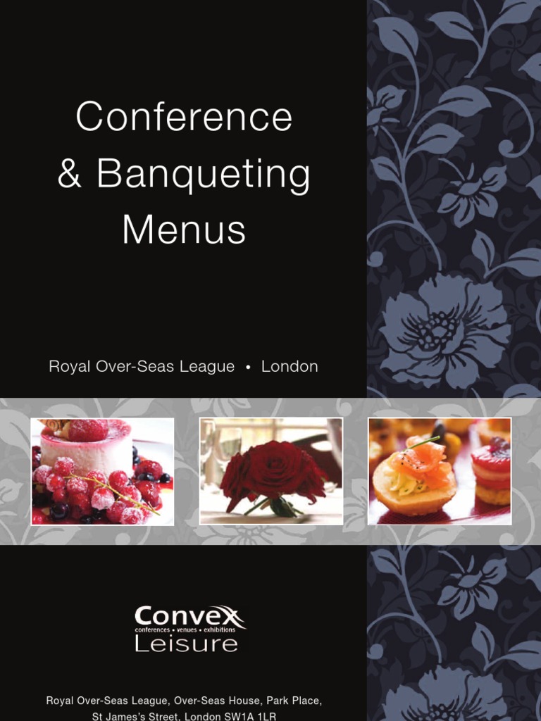 Banqueting Menus From Septembe | PDF | Potato Chip | Salad