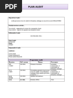 Plan D'audit Interne PDF | PDF | Audit | Business