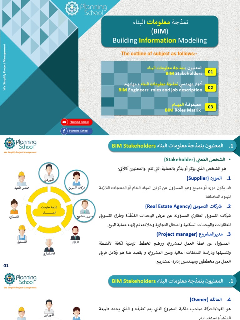 BIM Stakeholders & Roles | PDF