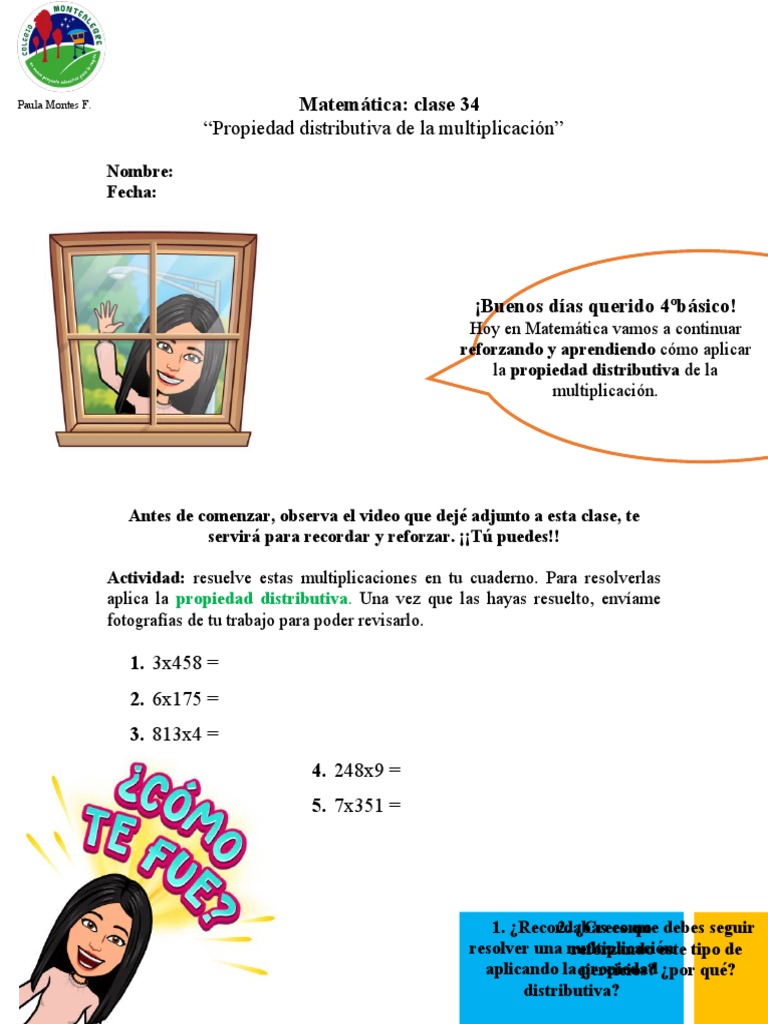 Propiedad Distributiva en Matemáticas | PDF