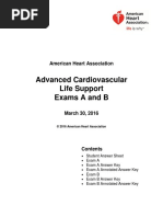 AHA ACLS Post Test Answer Key 2023 | PDF | Cardiopulmonary ...