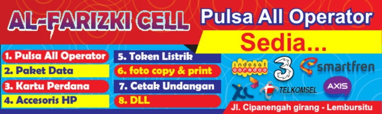 Layanan & Produk AL-FARIZKI CELL | PDF