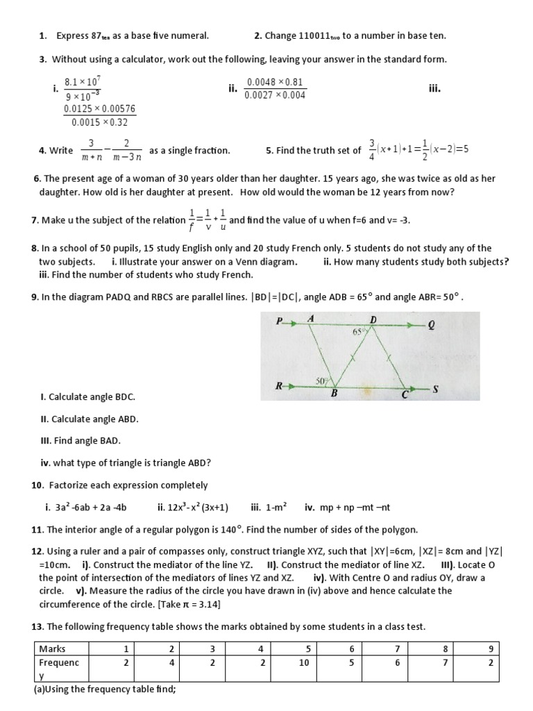 Math Problems and Solutions Guide | PDF | Geometry | Elementary Mathematics