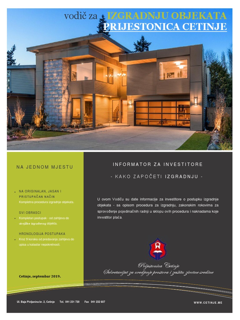 INFORMATOR Za Investitore CT - Gradnja Final | PDF