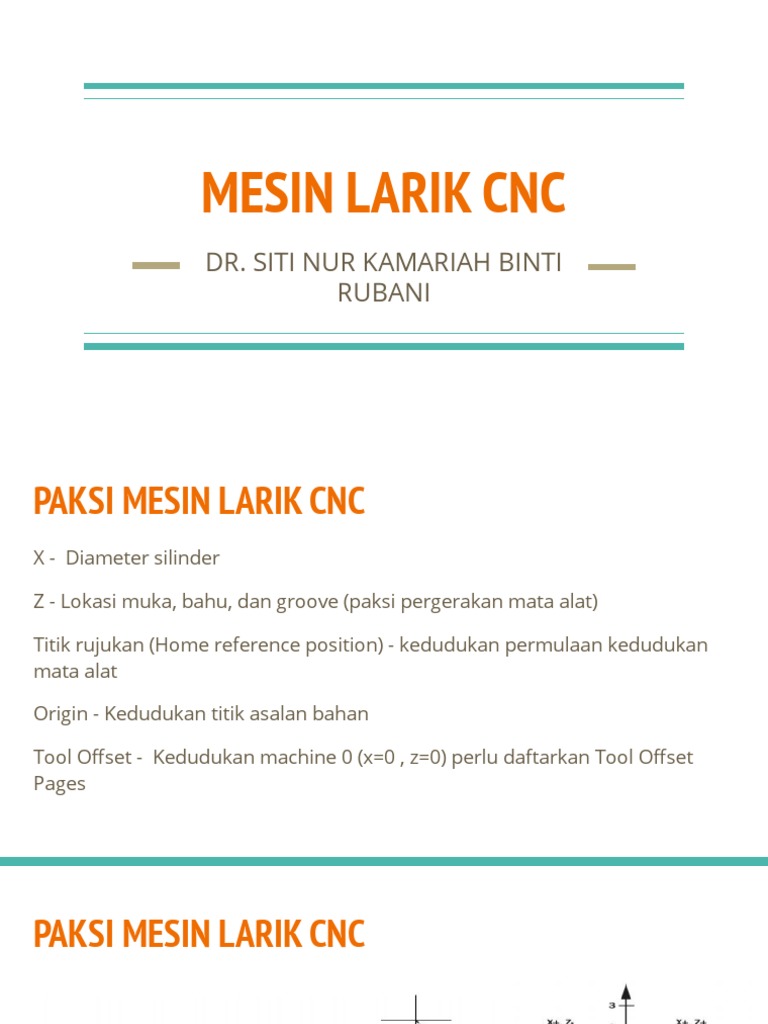 Proses Melarik Kawalan Berangka Berkomputer | PDF